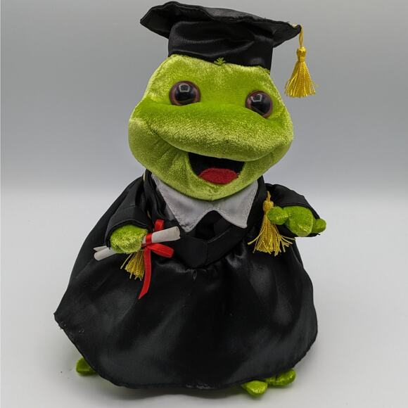 Gemmy | Toys | 206 Gemmy Frogz Grad Graduate Animatronic Dancing Sings ...